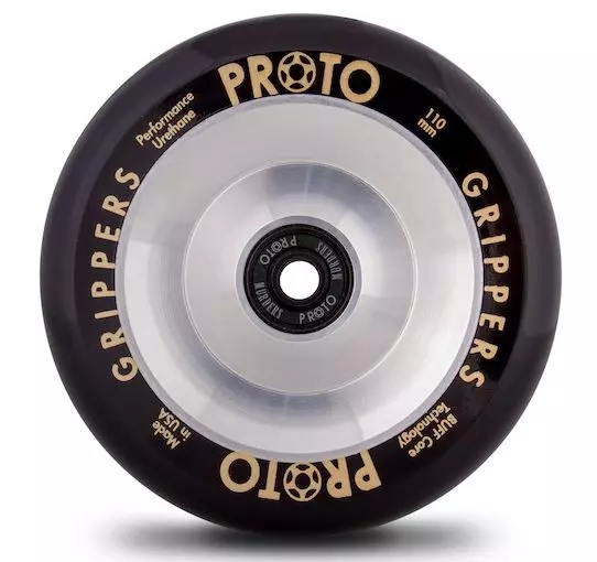 PROTO Full Core Grippers 110 Wheel Raw Black - Gizmania